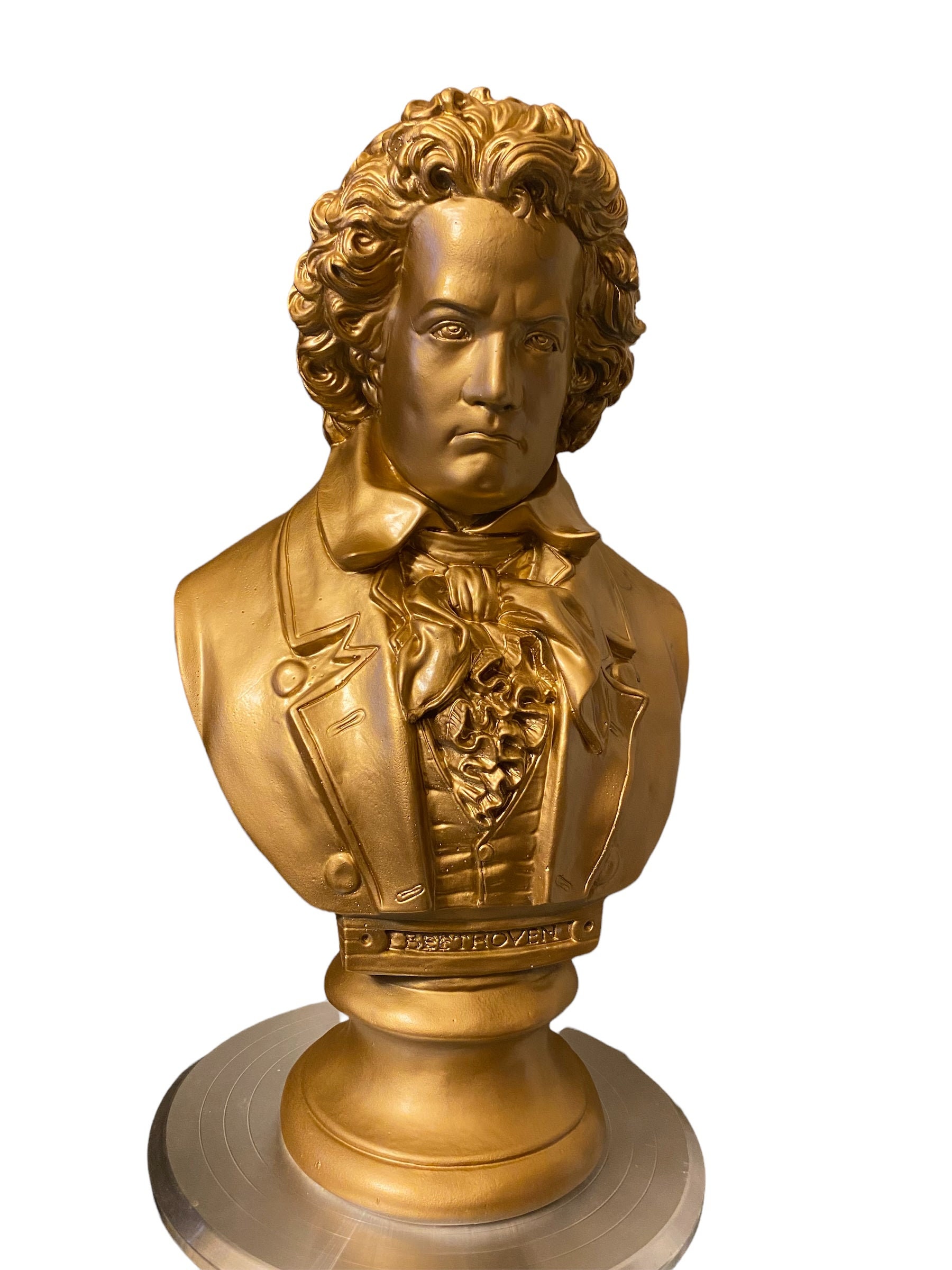 Beethoven Bust, 23 T, Plaster, Vintage Beethoven Replica Bust Sculpture ...