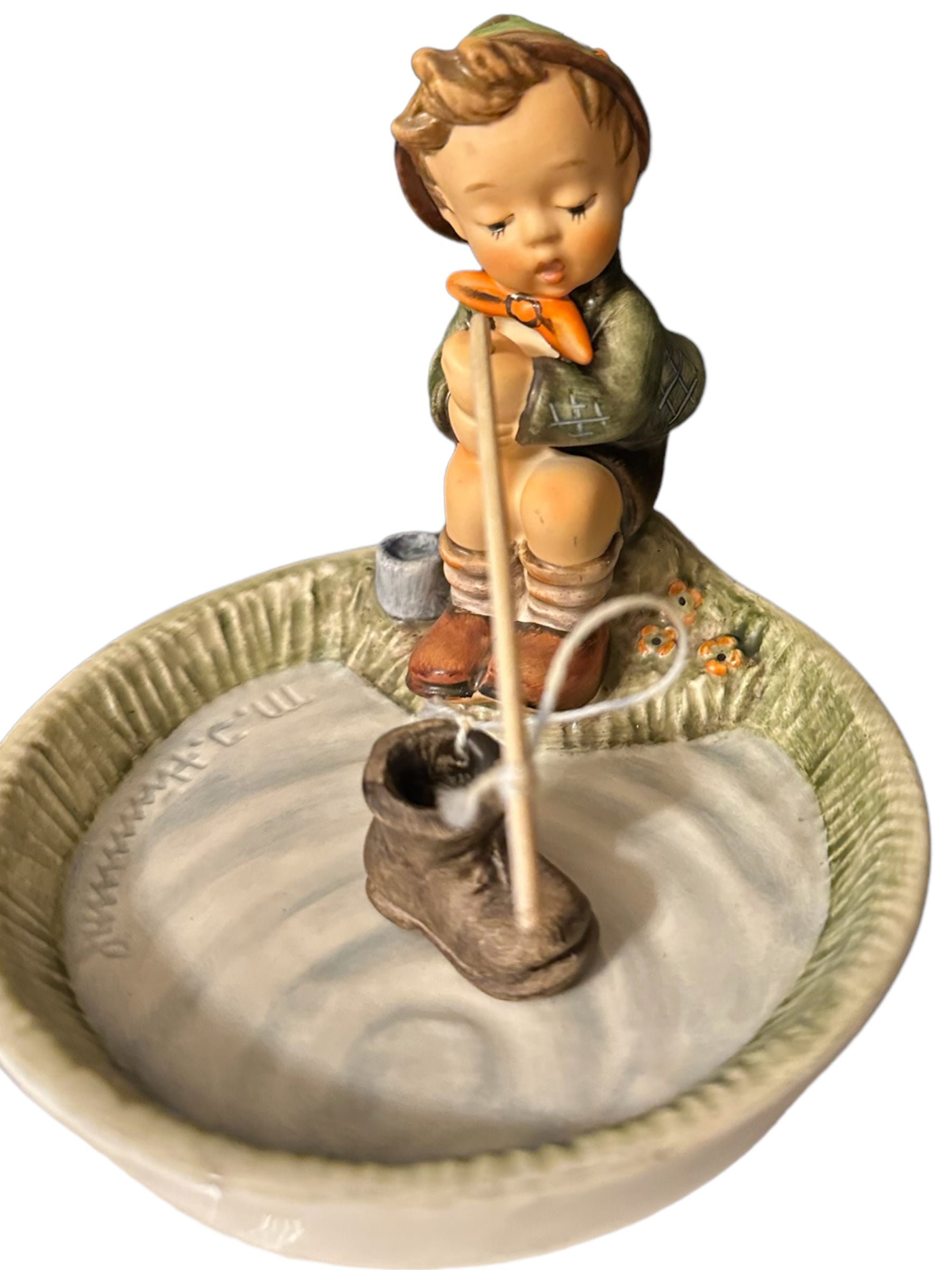 Vintage Goebel Hummel Tmk-6-just Fishing 4.5 - Etsy