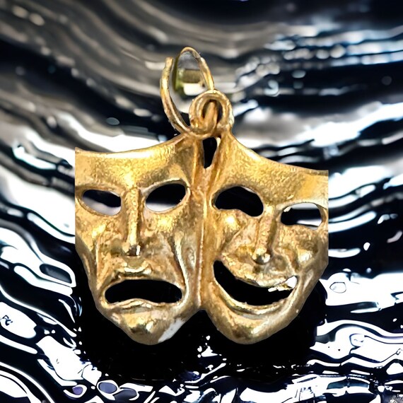 Happy And Sad Gold Masks