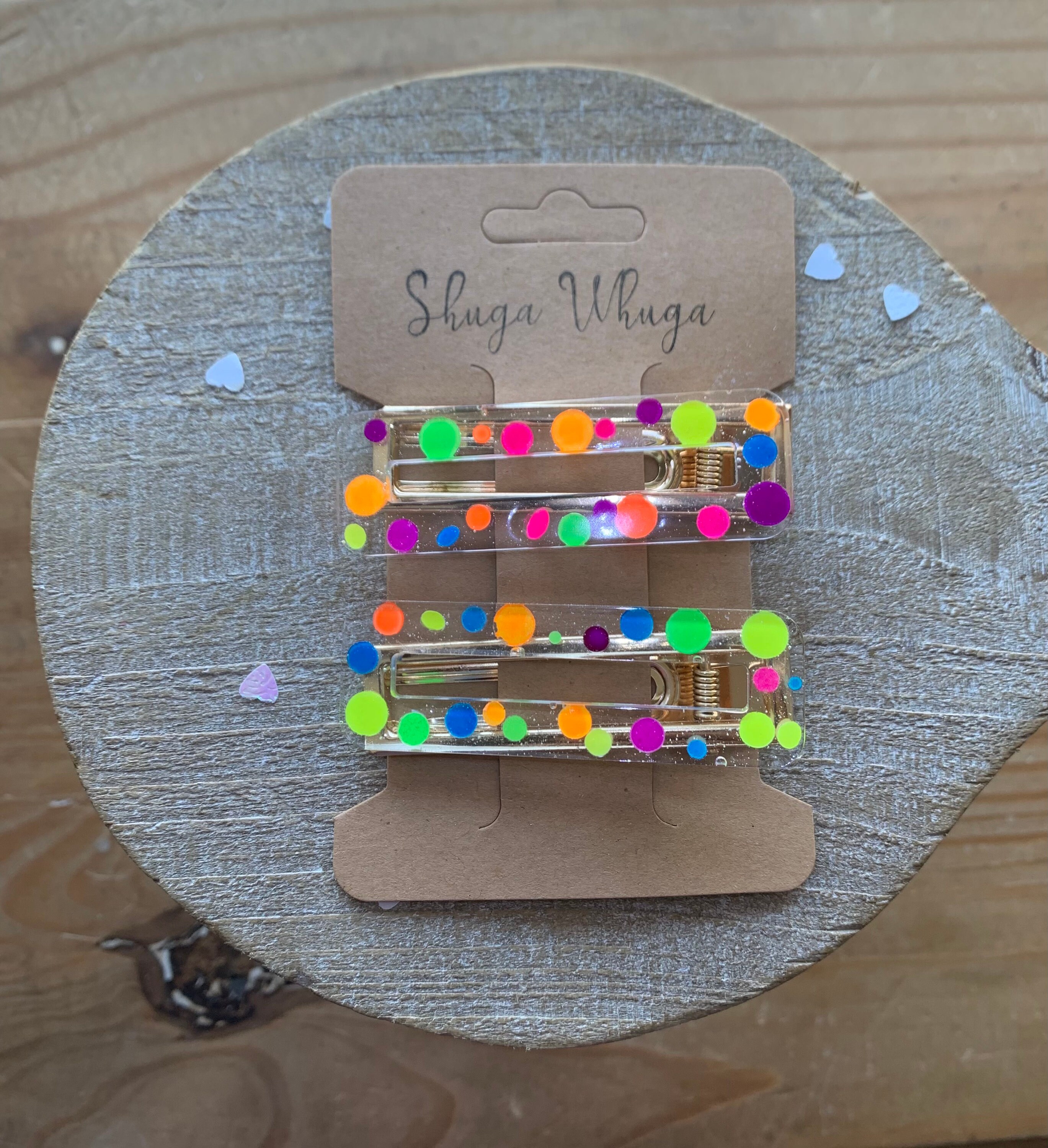 Neon Lights Barrette Set - Etsy