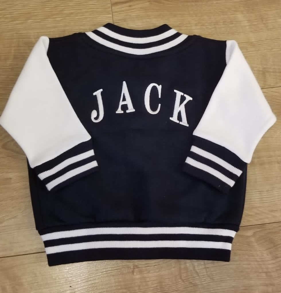 Personalised Baby Jacket, Baby Jacket, Varsity Jacket, Kids Jacket ...