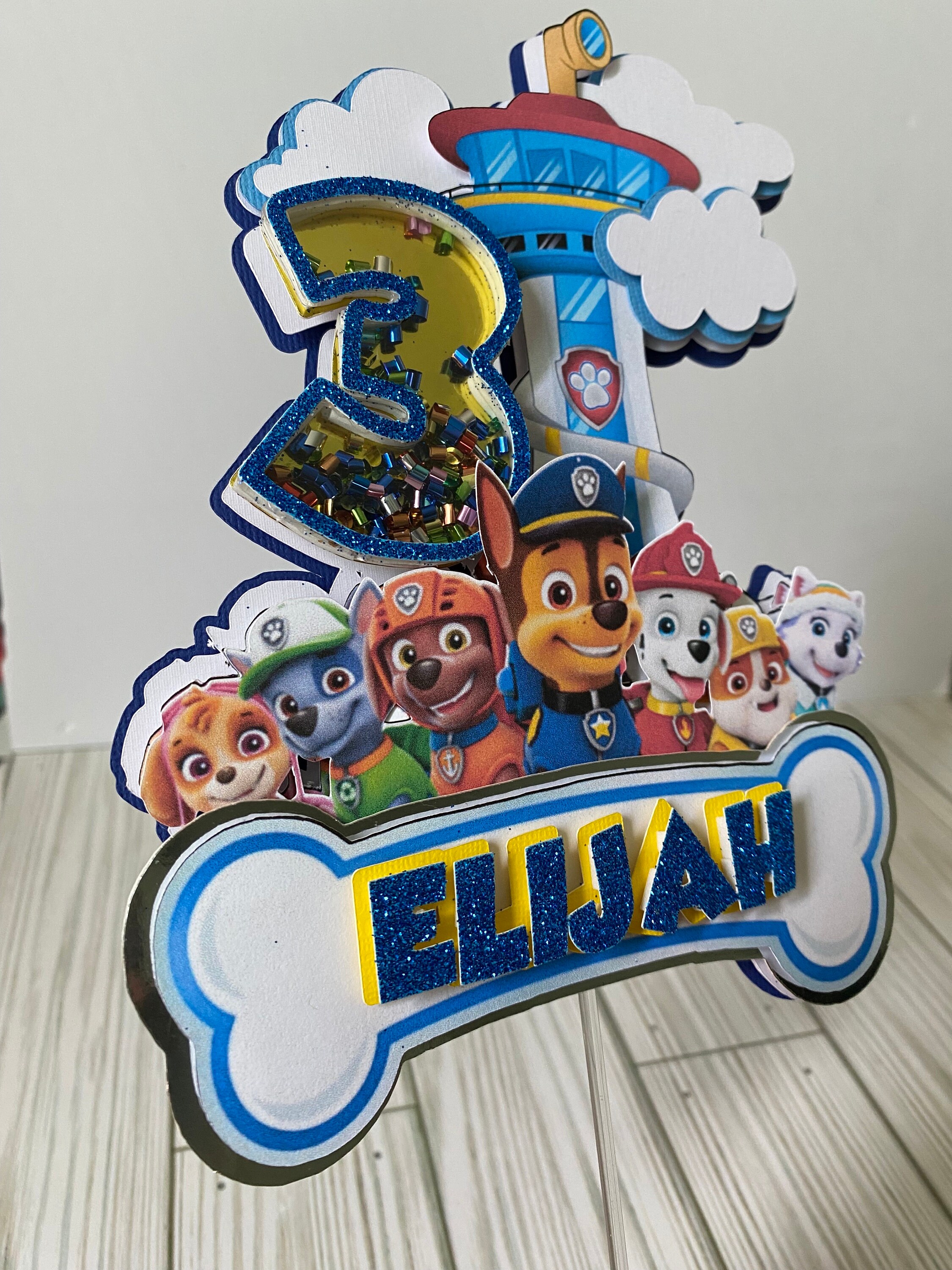 Paw Patrol Tower Cake Topper - Etsy Canada