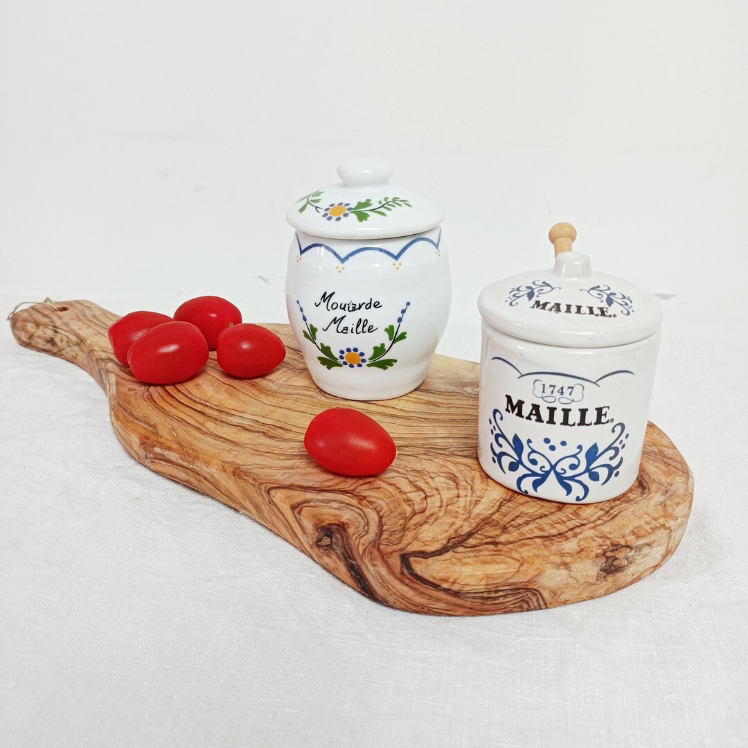 Mustard Tree, Old Mustard Pot Maille in Old Earthenware, Vintage - Etsy