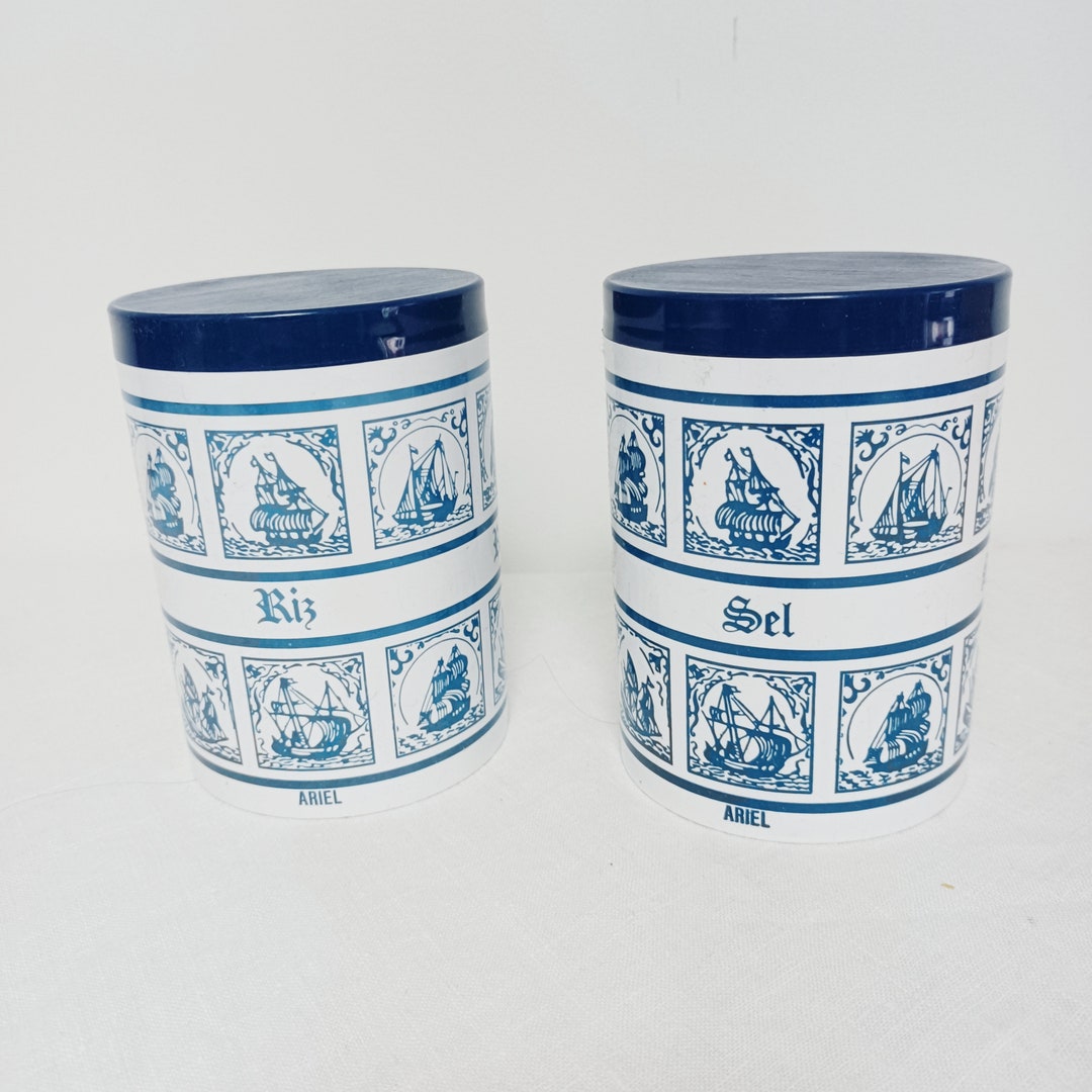 Set of 2 Pots, Ariel Conservation Boxes, Vintage - Etsy
