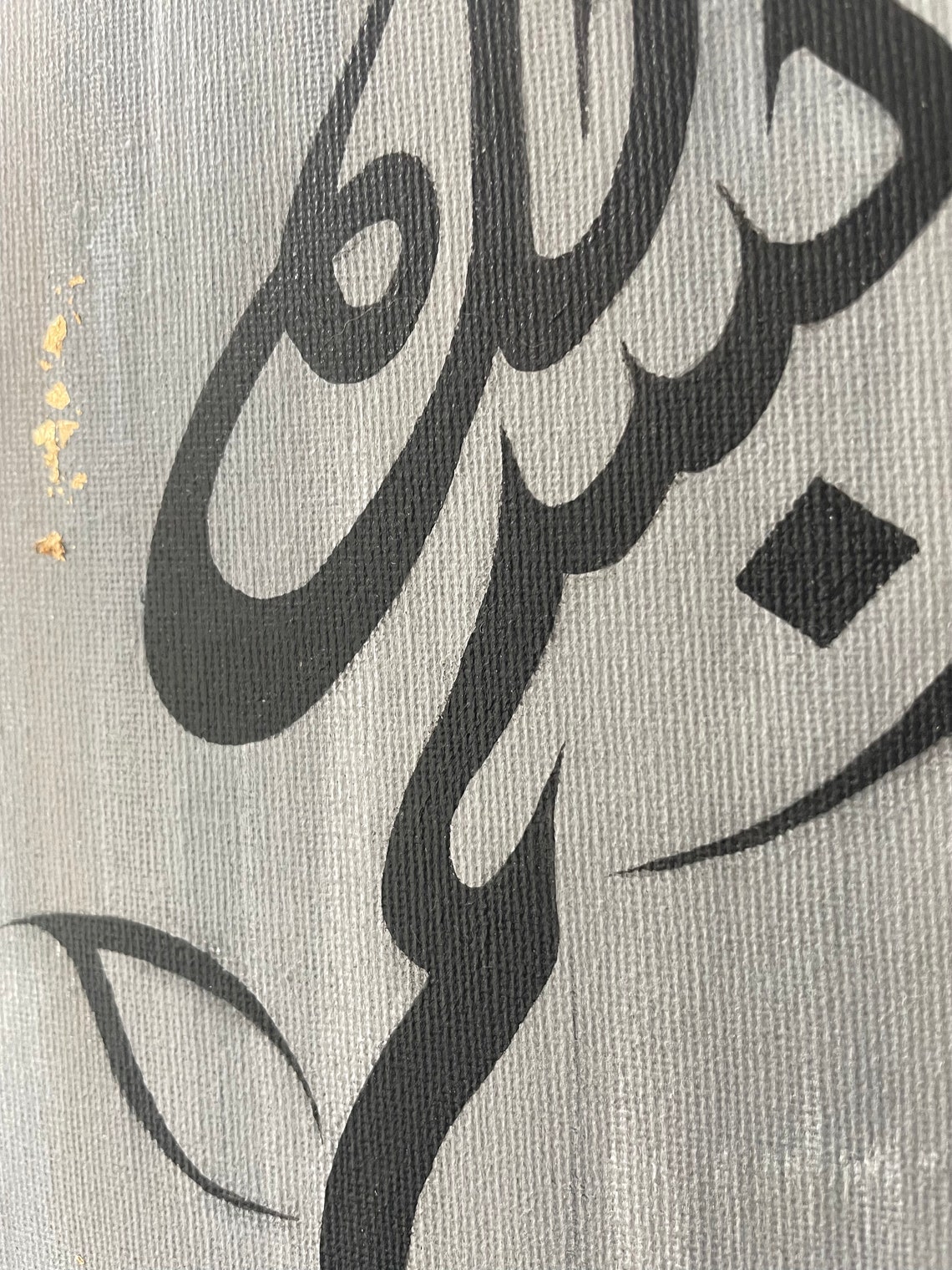 Hand-painted Arabic Calligraphy Rose | Bismillah | Housewarming - Etsy