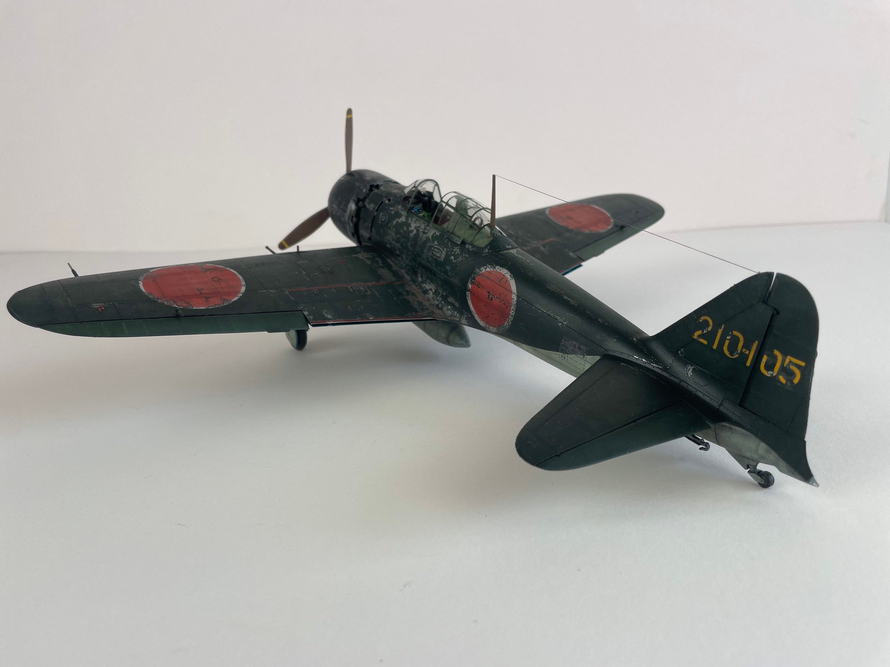 1:32 Scale Mitsubishi A6M5 Zero Scale Model Professionally Built. - Etsy