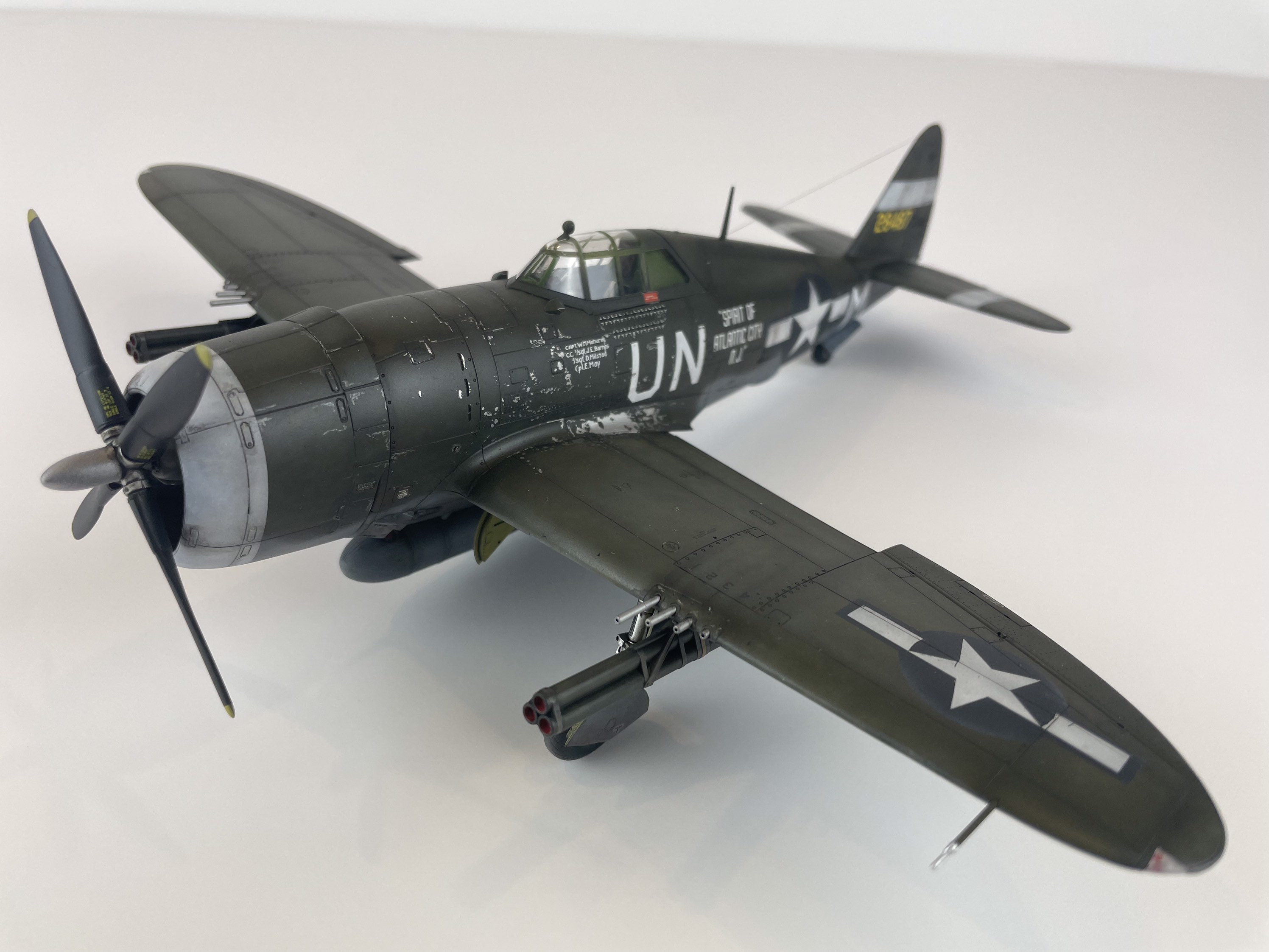 1:48 Scale P-47D Thunderbolt “razorback” Scale Model Professionally ...