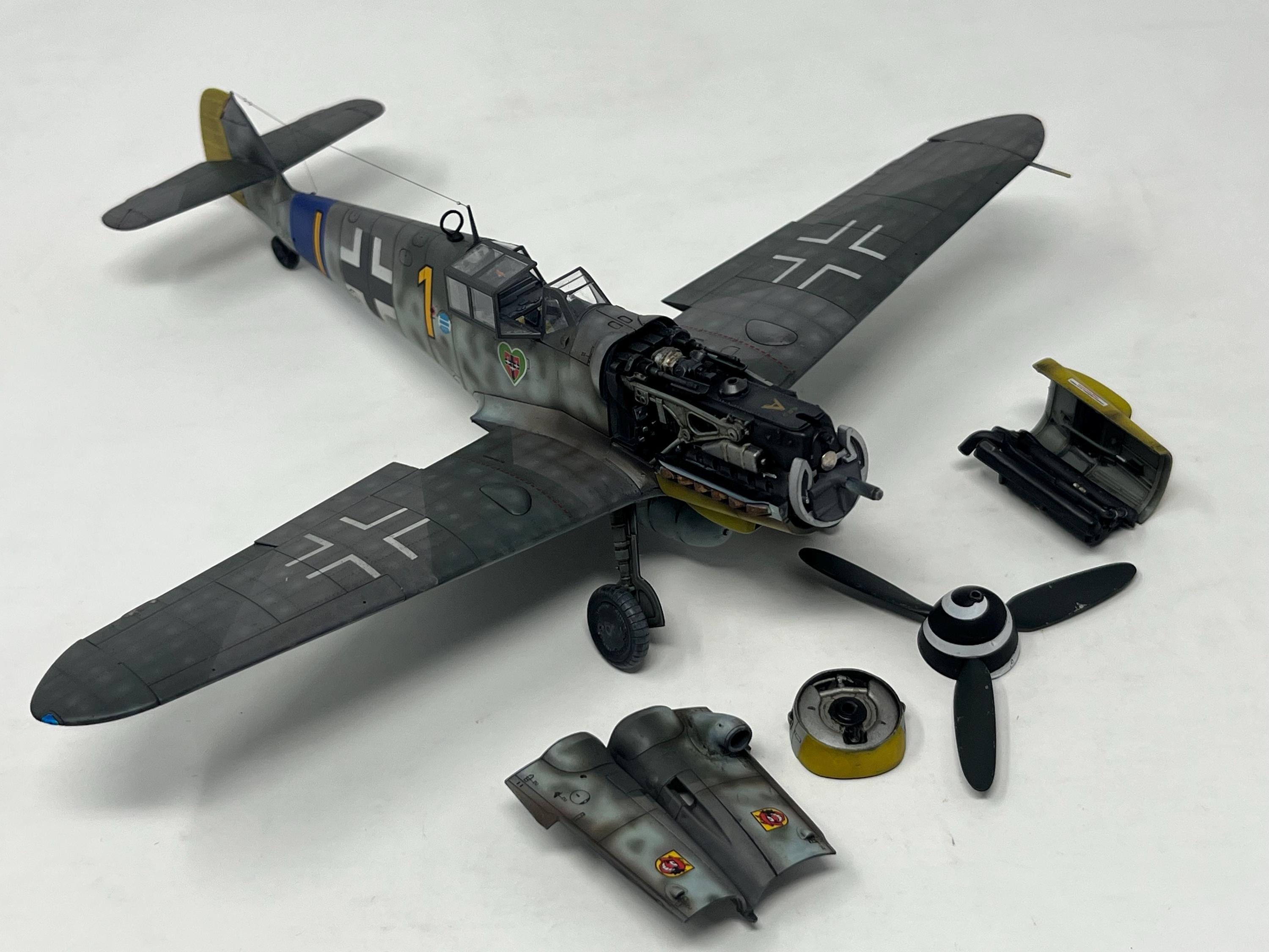 1:48 Scale Messerschmitt Bf109 G-6 Scale Model Professionally Built - Etsy