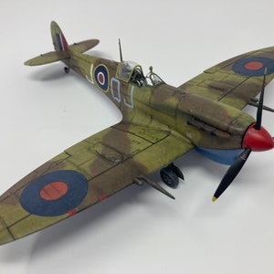 1:48 Scale Supermarine Spitfire Mk. Vc TROP Scale Model Professionally Built - Etsy UK