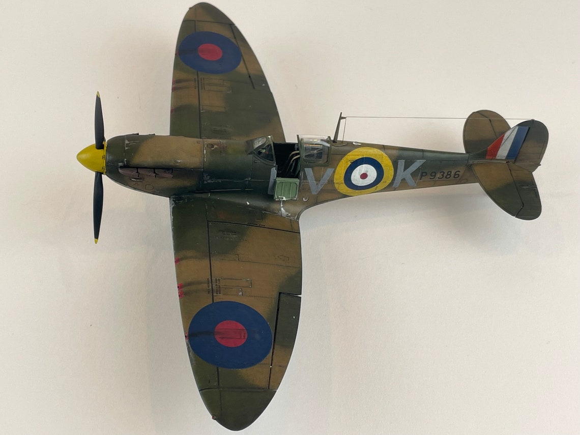 1:48 Scale Supermarine Spitfire Mk1a Scale Model - Etsy