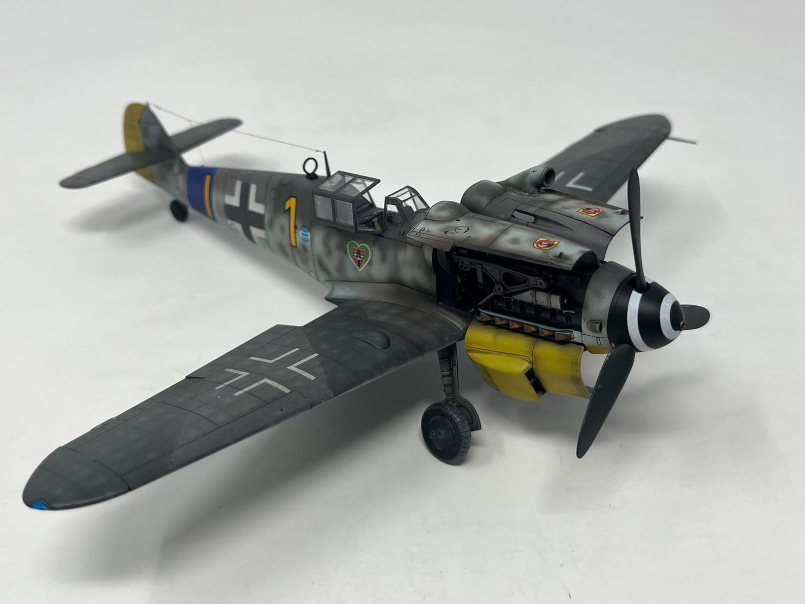 1:48 Scale Messerschmitt Bf109 G-6 Scale Model Professionally Built - Etsy