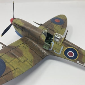 1:48 Scale Supermarine Spitfire Mk. Vc TROP Scale Model Professionally Built - Etsy UK