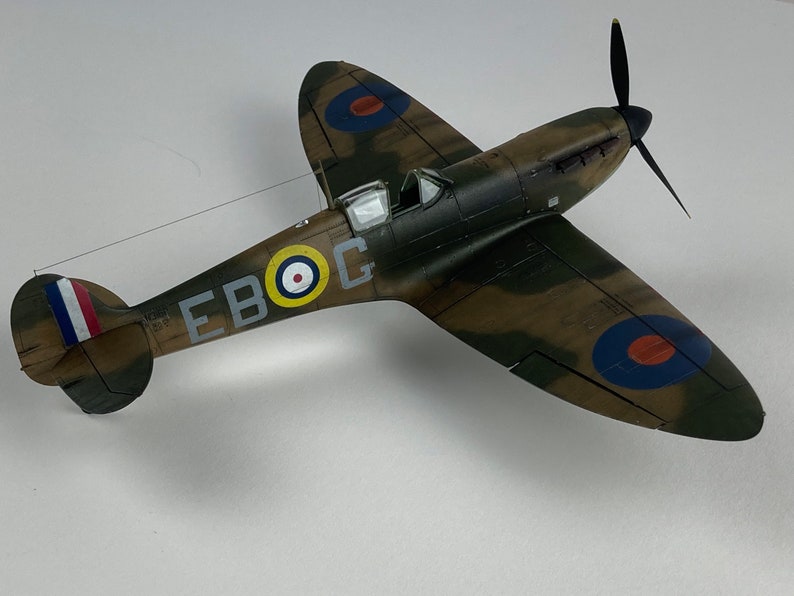1:48 Scale Supermarine Spitfire Mk1a Scale Model Professionally Built - Etsy UK