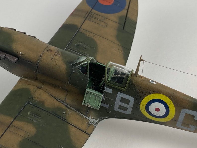 1:48 Scale Supermarine Spitfire Mk1a Scale Model Professionally Built - Etsy UK