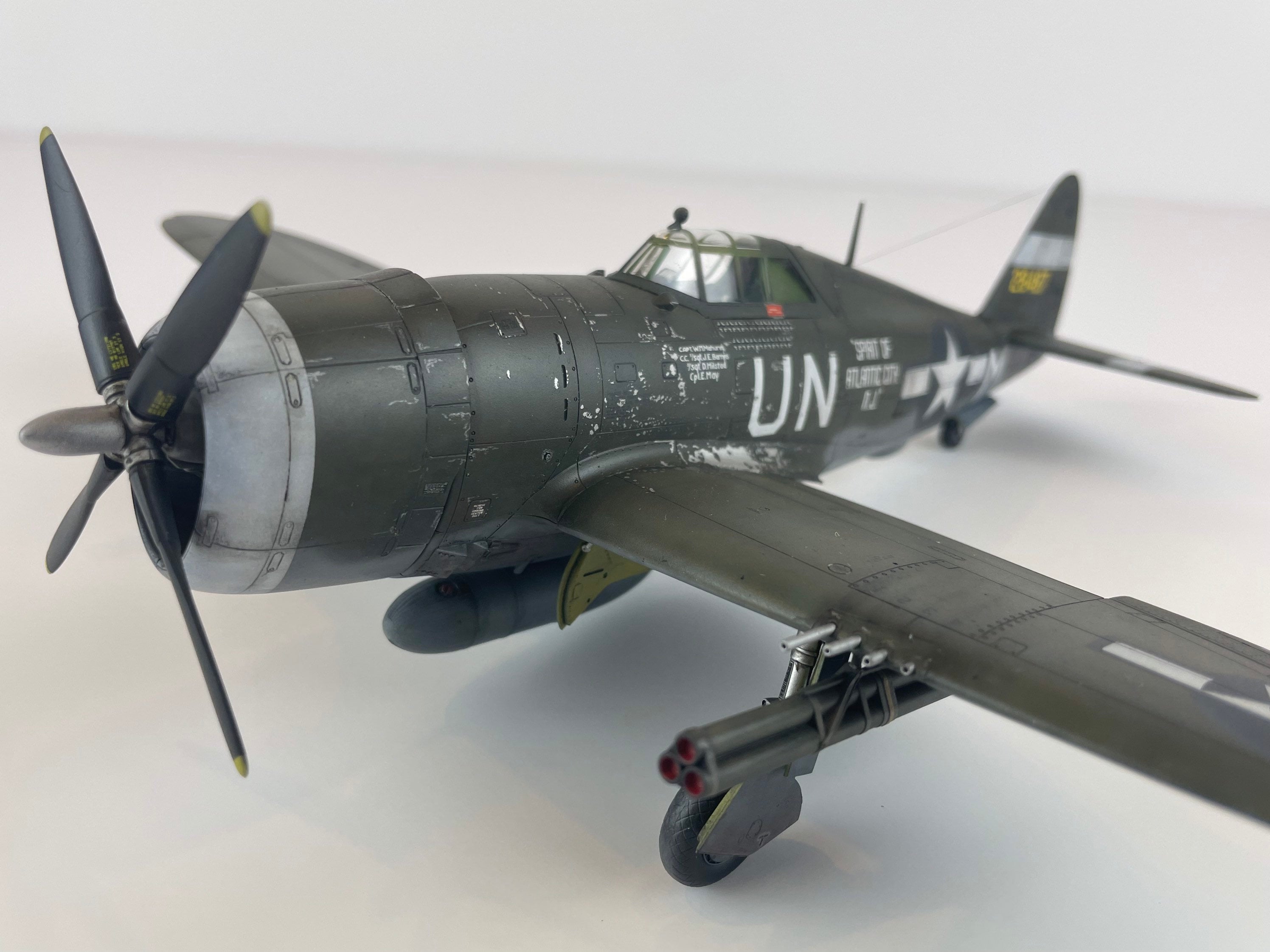 1:48 Scale P-47D Thunderbolt “razorback” Scale Model Professionally ...