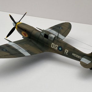 1/48 scale Supermarine Spitfire Mk.VIII S.E.A.C scale model | Etsy