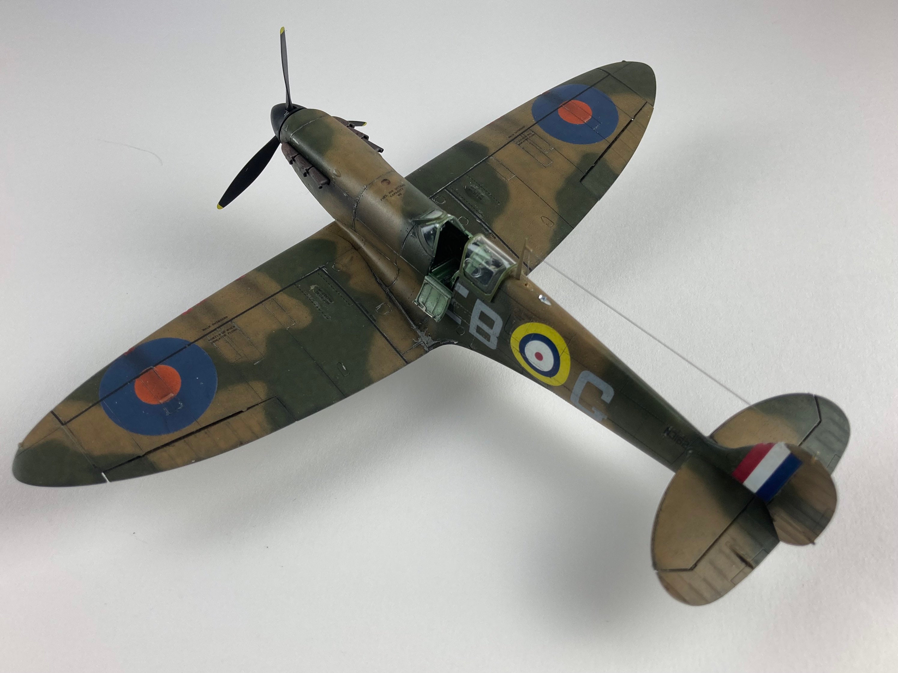 1:48 Scale Supermarine Spitfire Mk1a Scale Model | Etsy UK