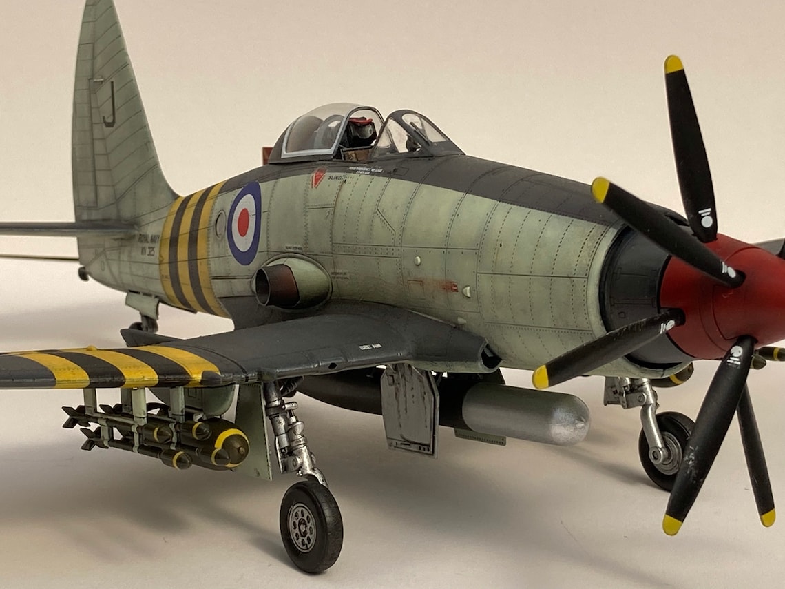 1:48 Scale Westland Wyvern S.4 Scale Model Professionally - Etsy Canada