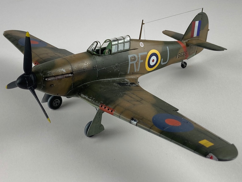 1:48 Scale Hawker Hurricane Mk1 Scale Model Professionally Built - Etsy