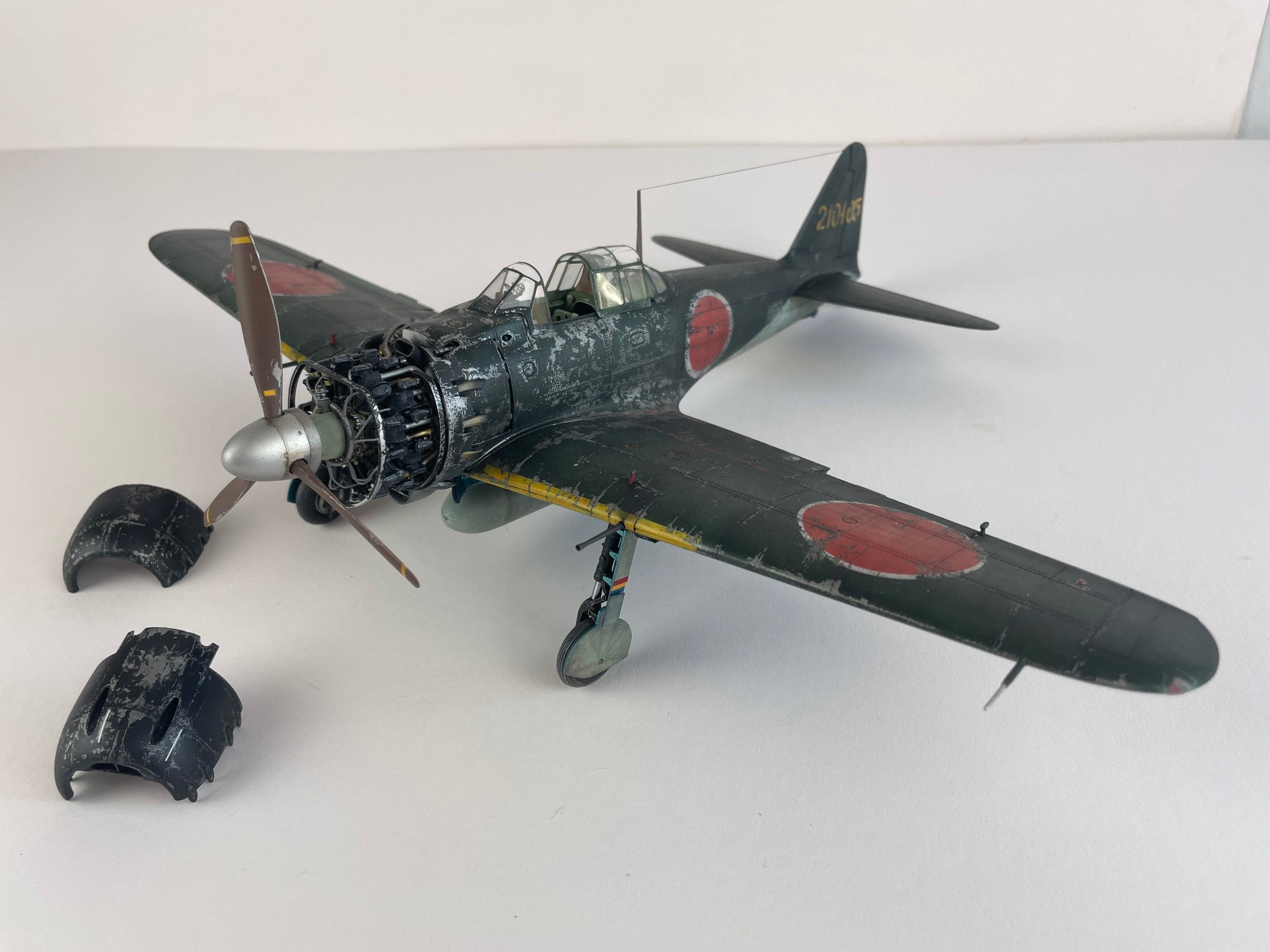 1:32 Scale Mitsubishi A6M5 Zero Scale Model Professionally Built. - Etsy