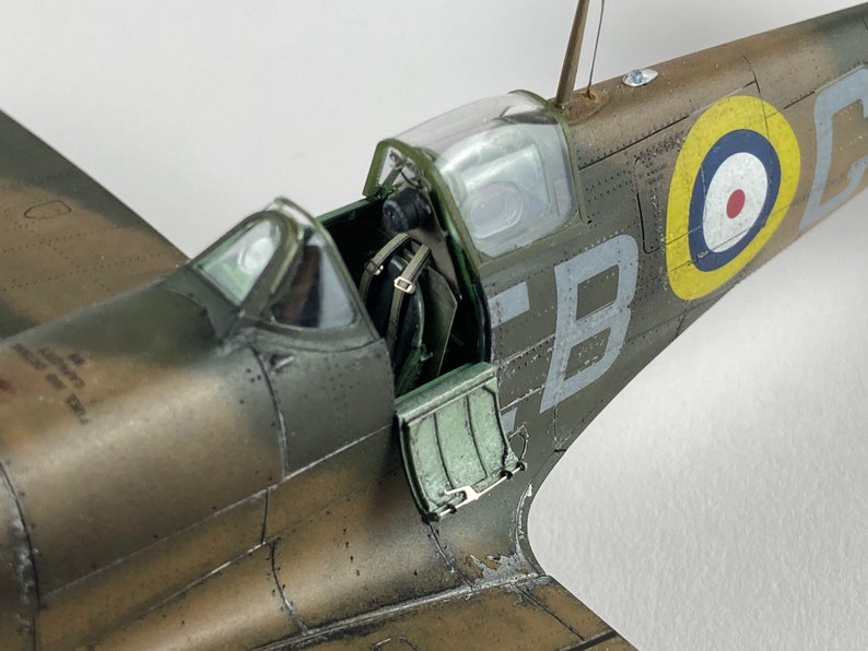 1:48 Scale Supermarine Spitfire Mk1a Scale Model Professionally Built - Etsy UK