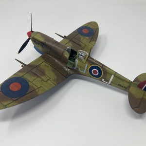 1:48 Scale Supermarine Spitfire Mk. Vc TROP Scale Model Professionally Built - Etsy UK