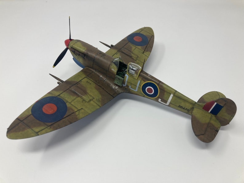 1:48 Scale Supermarine Spitfire Mk. Vc TROP Scale Model Professionally Built - Etsy UK