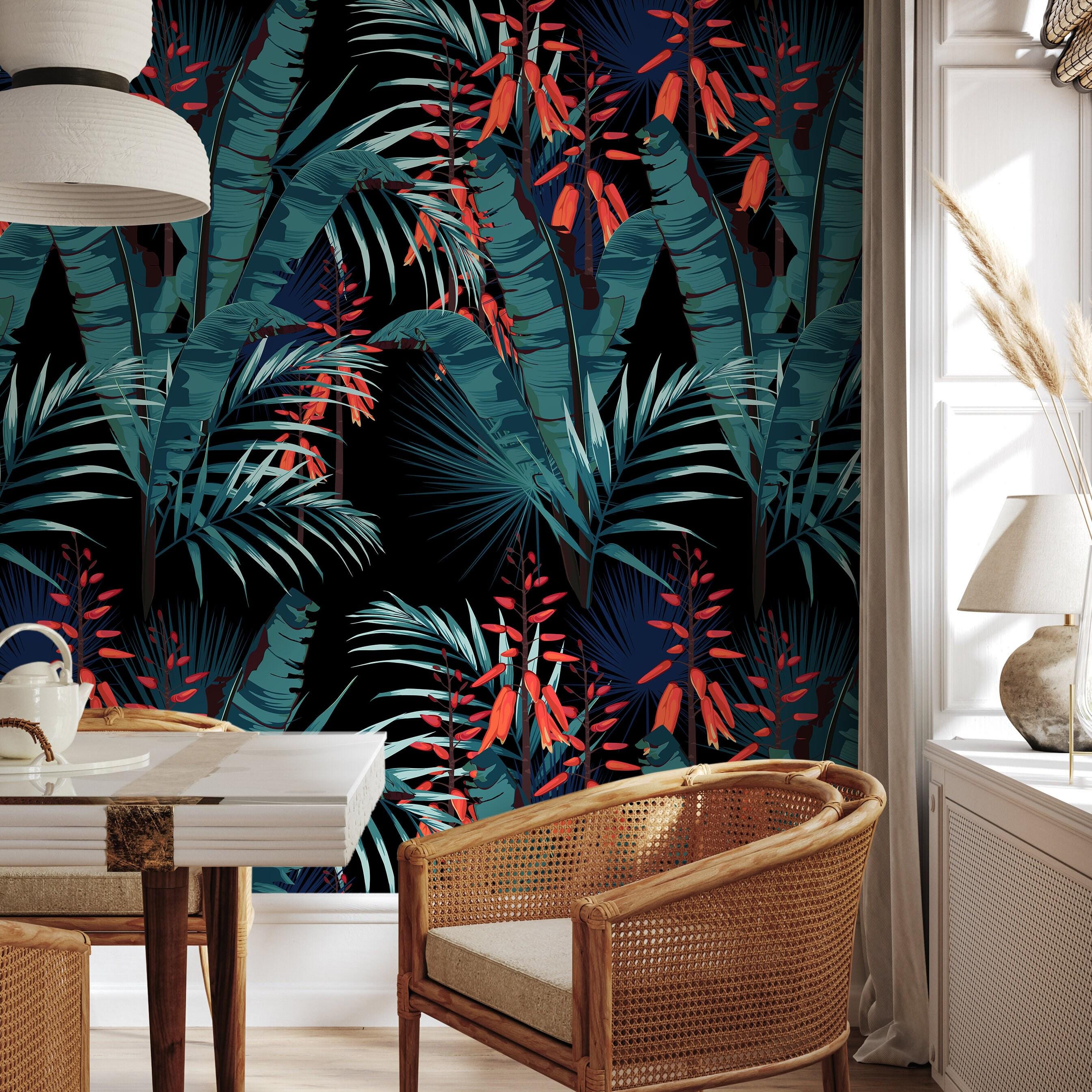 Coral And Teal Wallpaper
