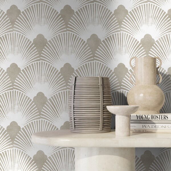 Art Deco Removable Wallpaper - Etsy