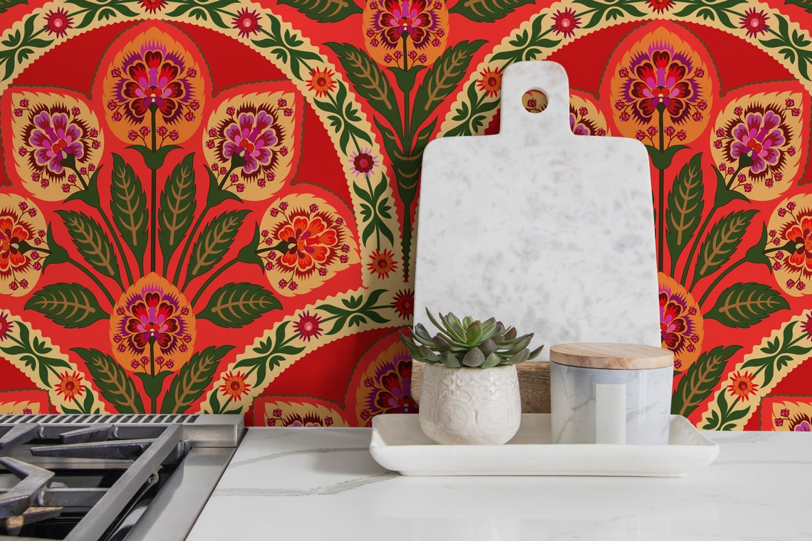 Wallpaper Removable Wallpaper Peel and Stick Wallpaper Wall - Etsy