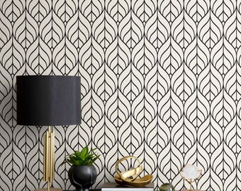 Line Art Peel and Stick Wallpaper Removable Wallpaper Wall Decor Home ...
