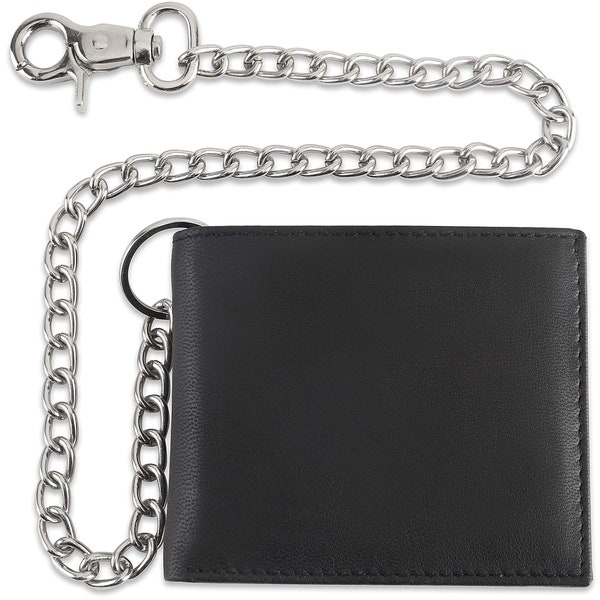 Leather Wallet Chain - Etsy