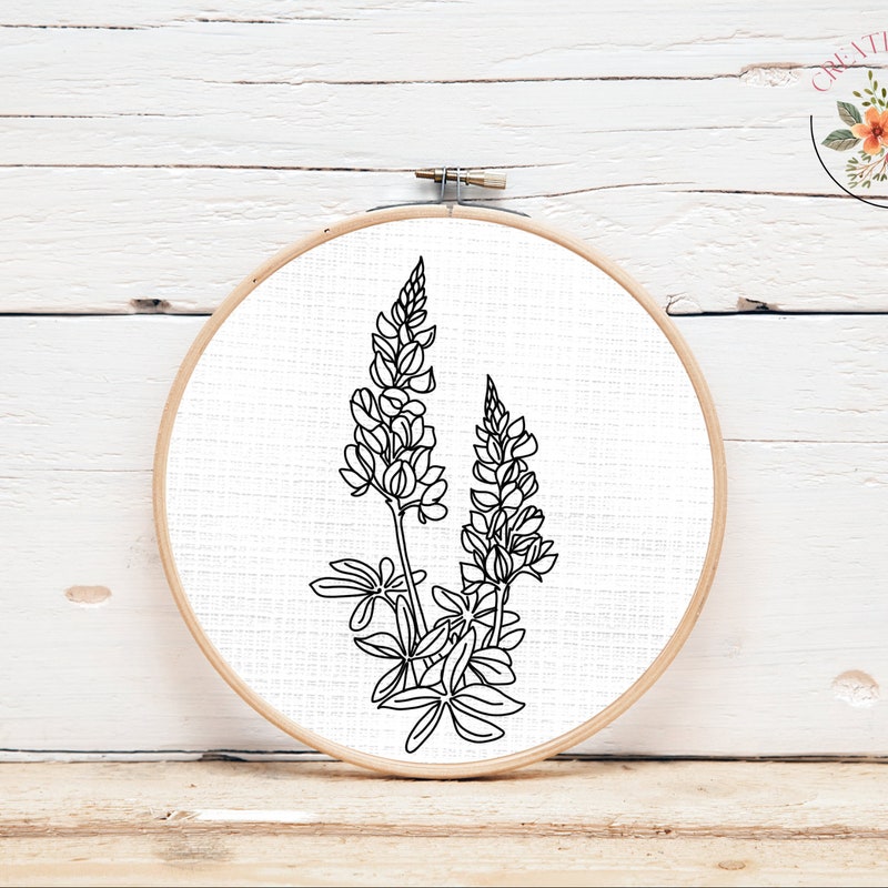 Bluebonnet Embroidery Designs - Etsy