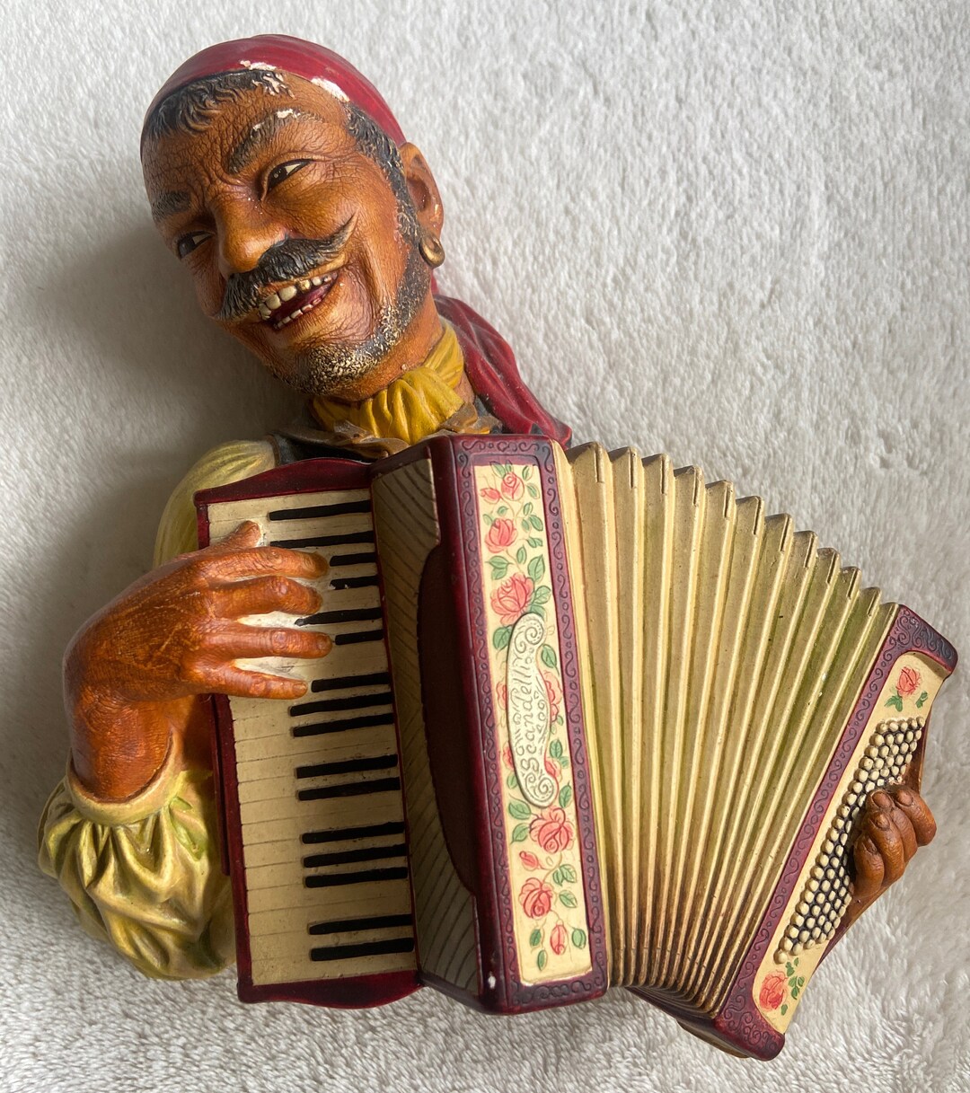 Vintage 1960s Bossons 3D Art Wall Hanging Head Mask Figurine First ...