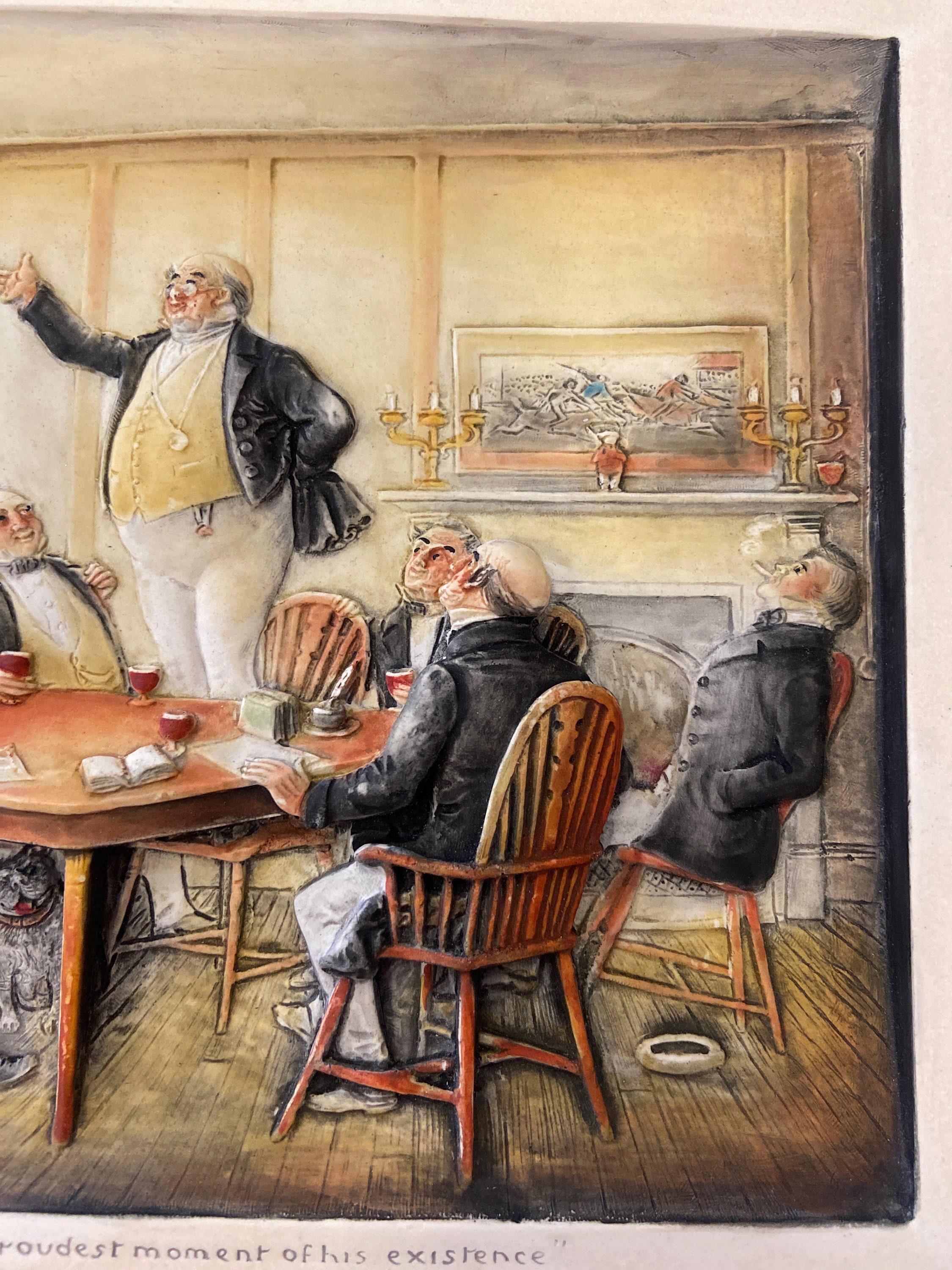 Very Rare Bossons 3D Ivorex Wall Art Hanging Picture Plaque Mr - Etsy