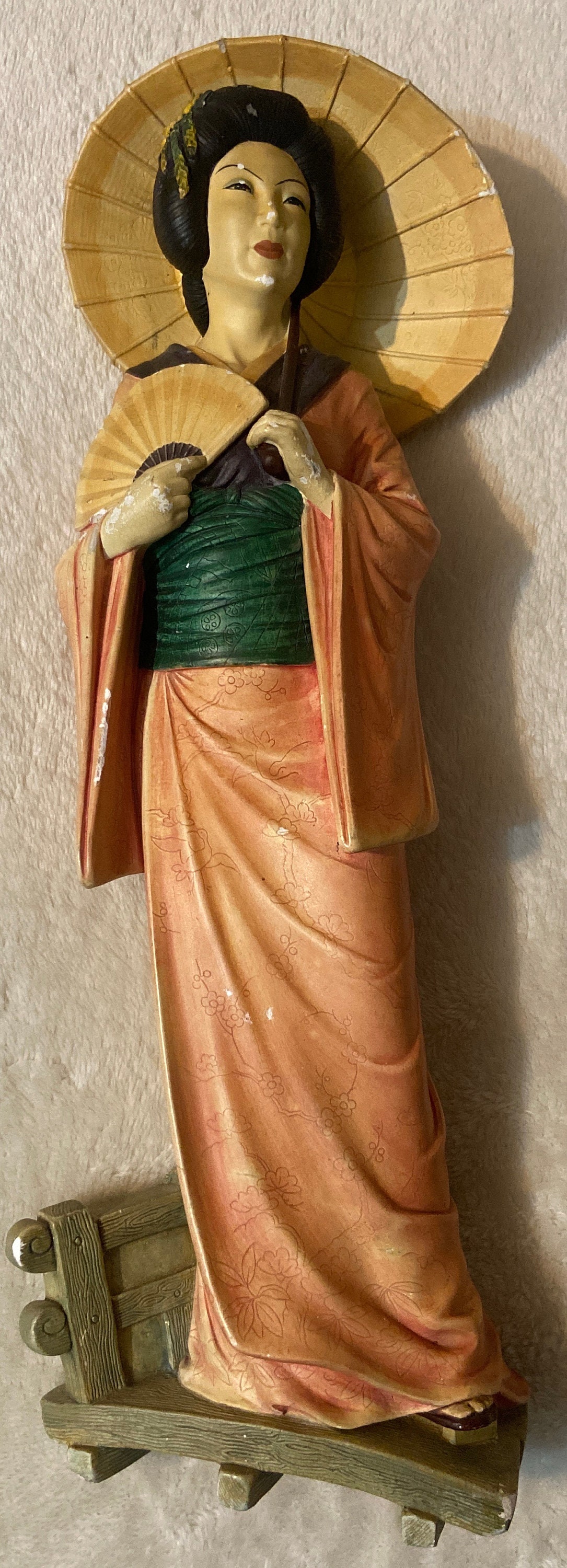 Rare Vintage Retro 1960s Bossons 3D Hand Painted Wall Art - Etsy