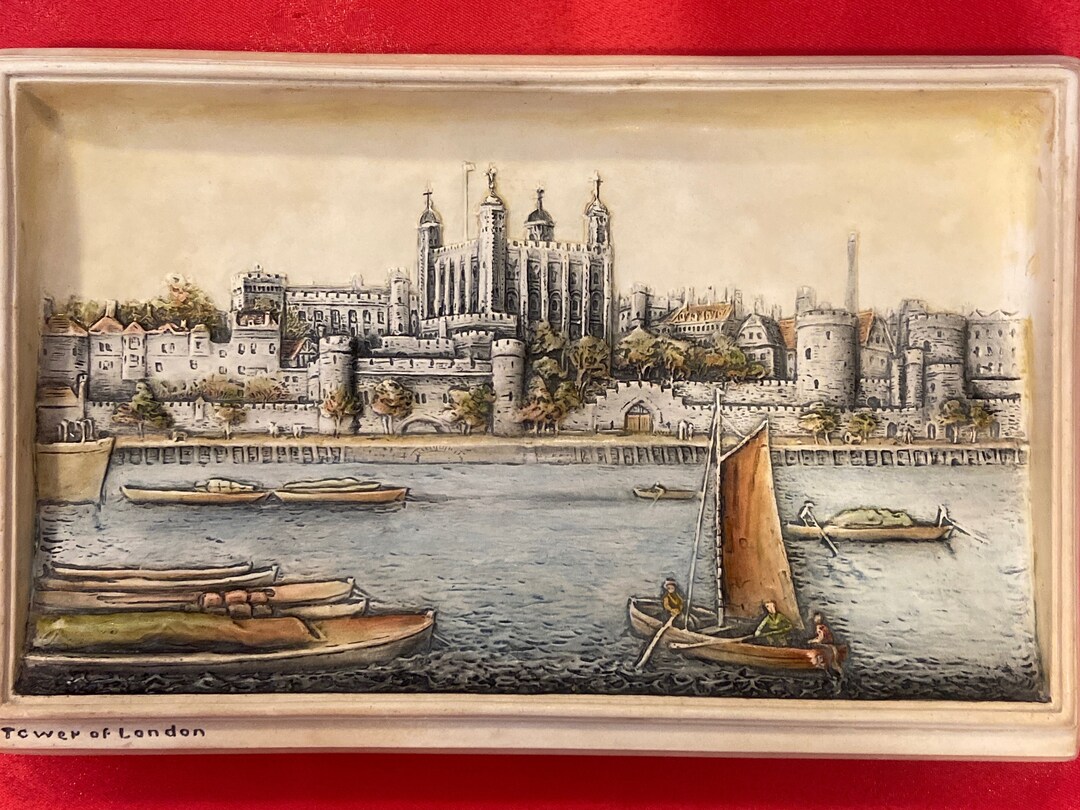 Vintage Bossons 3D Multi Colour Wall Art Hanging Picture Plaque Retro ...