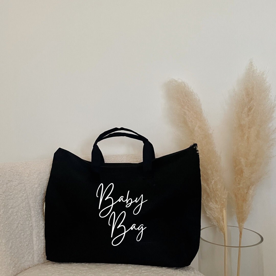 XL Zippered Baby Bag | Hospital Bag | Diaper Bag | Mommy Bag | Mama Bag ...