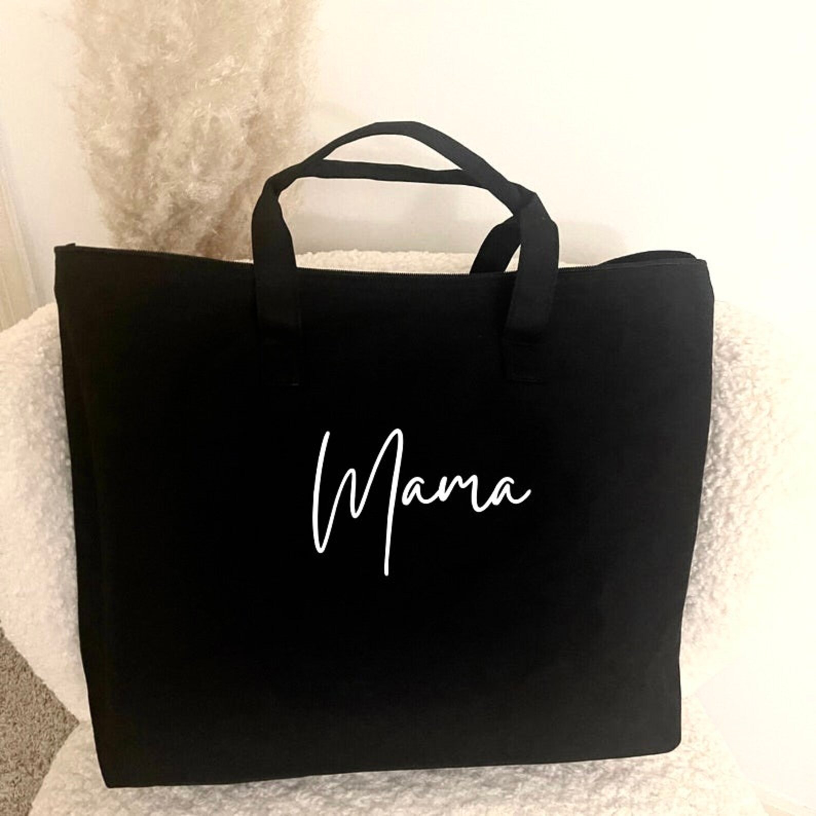 XL ZIPPERED Mama Tote Bag Mommy Bag Mama Bag Hospital | Etsy