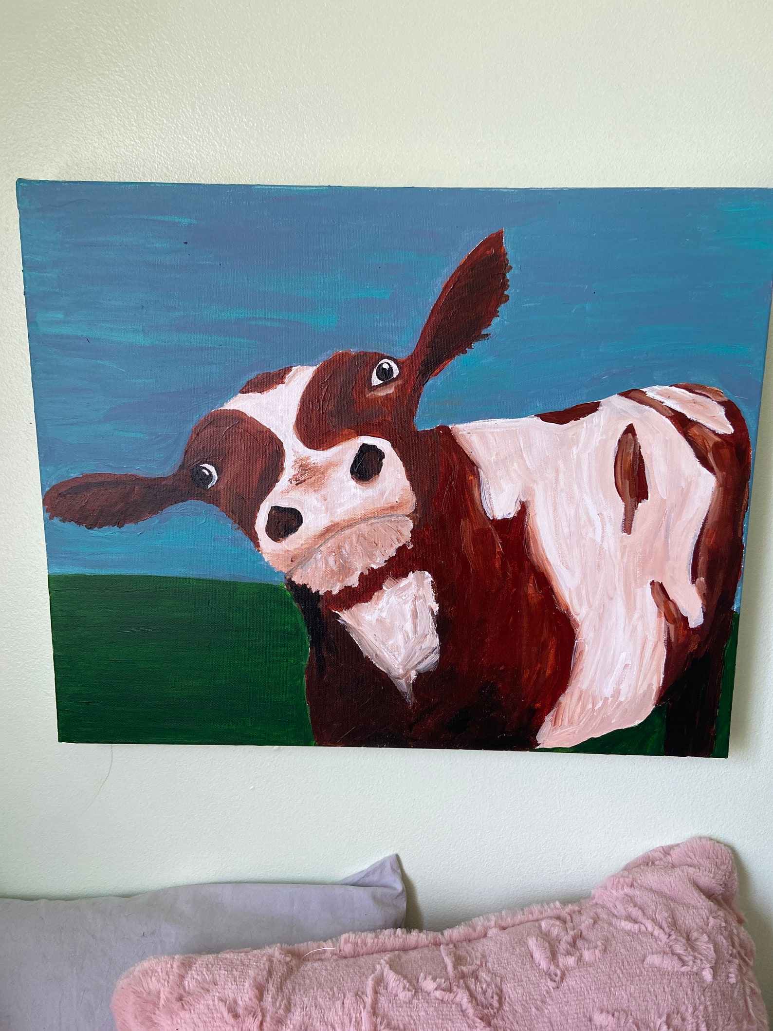 Cow Acrylic Painting - Etsy