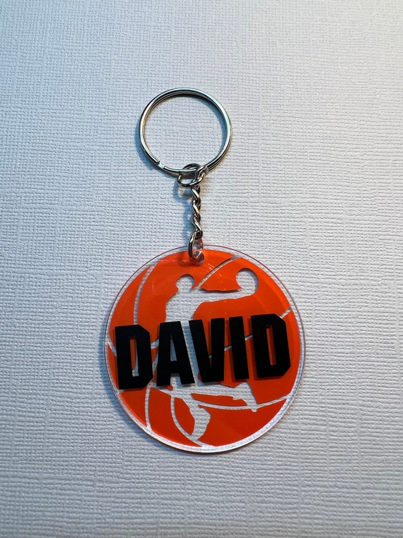 Basketball Keyring Sports Keyring Team Gift Personalised - Etsy Australia