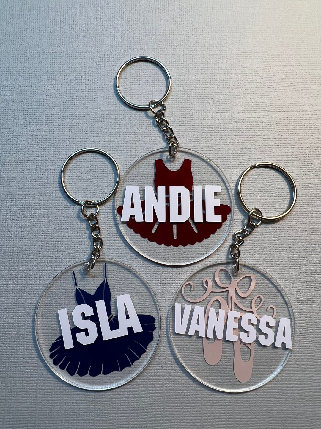 Personalised Dance Keyring – Team Gift or End-of-year Present ...