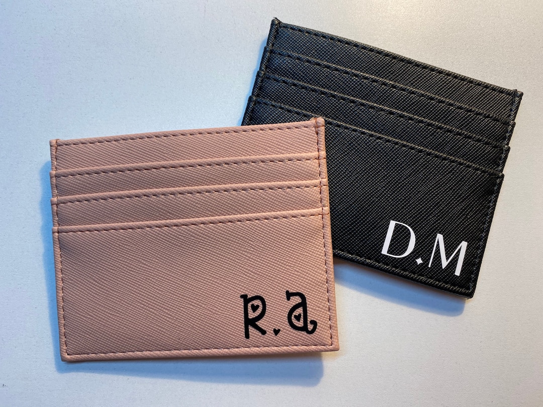 Card Purse / Card Holder - Faux Leather - Personalised - Bus Pass ...