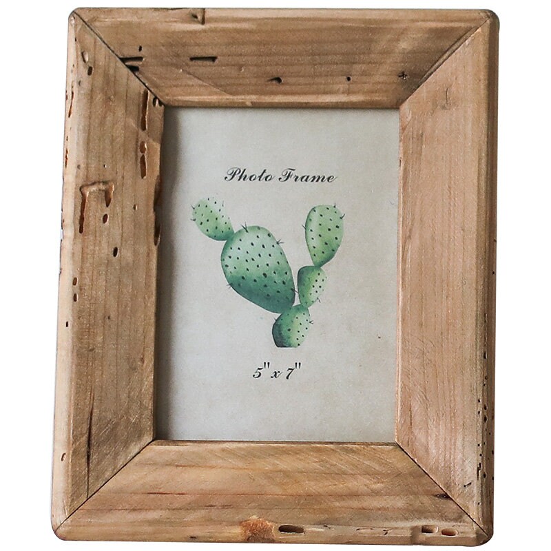 Rustic Literary Log Photo Frame 3 Inch / 6 Inch / 7 Inch - Etsy
