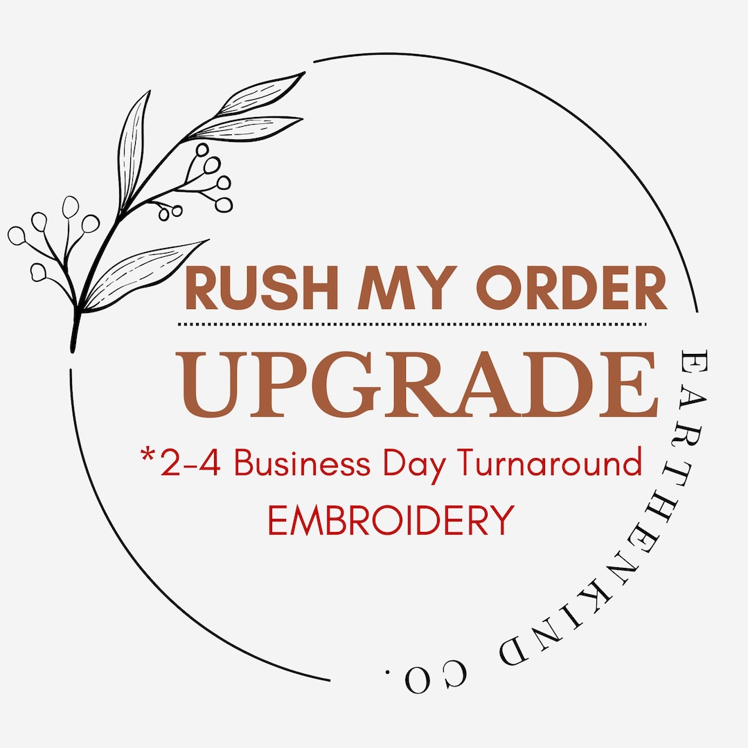 RUSH FEE - 2-4 Business Day Completion and Ship - Etsy