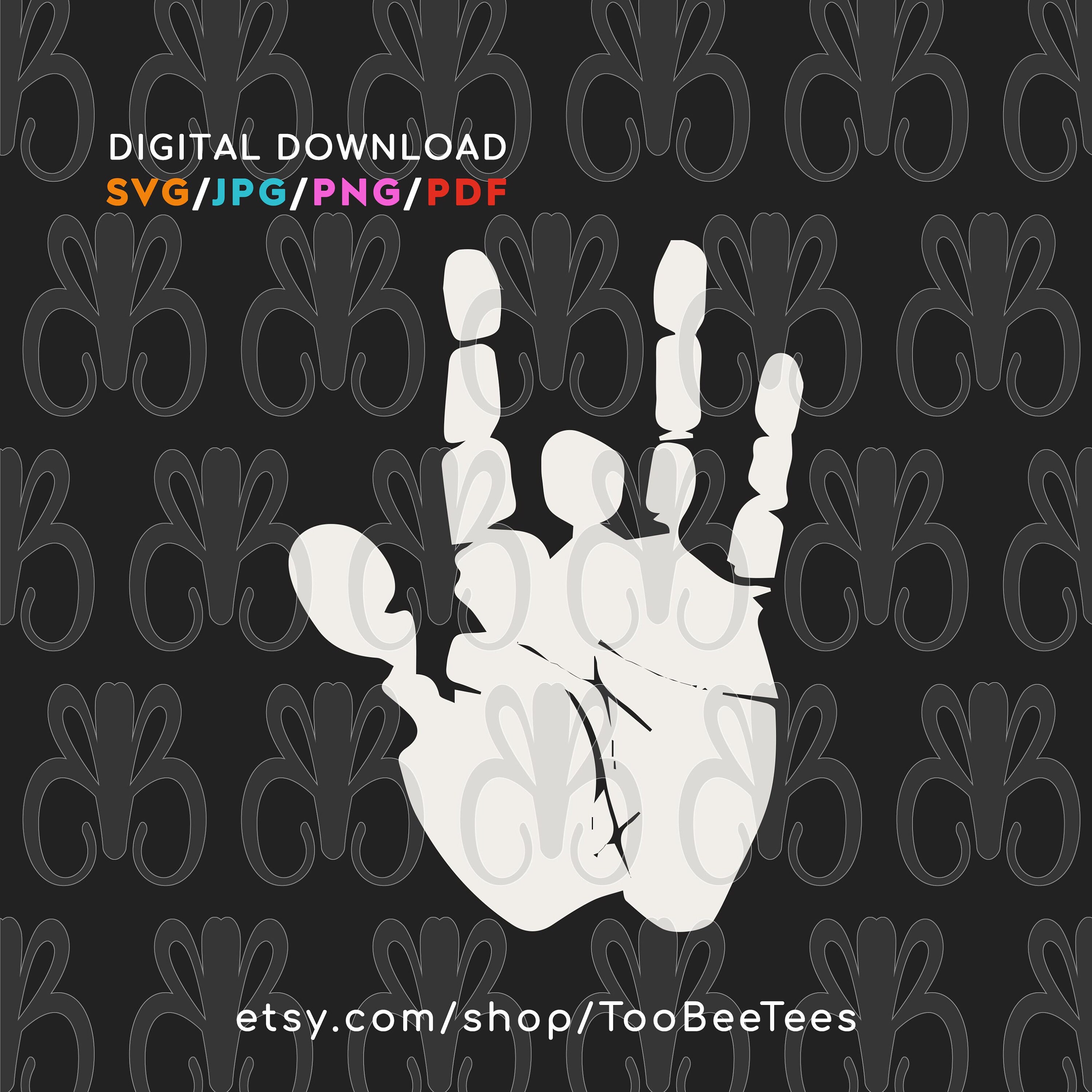 Jerry Garcia Hand Grateful Dead Classic SVG Cut Files, Jpg, Pdf, Png ...