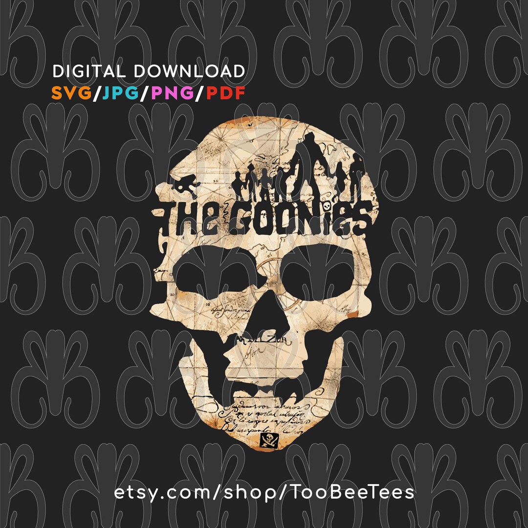 The Goonies Bundle 5 Different Designs SVG Cut Files, JPG, Pdf, Png-diy ...