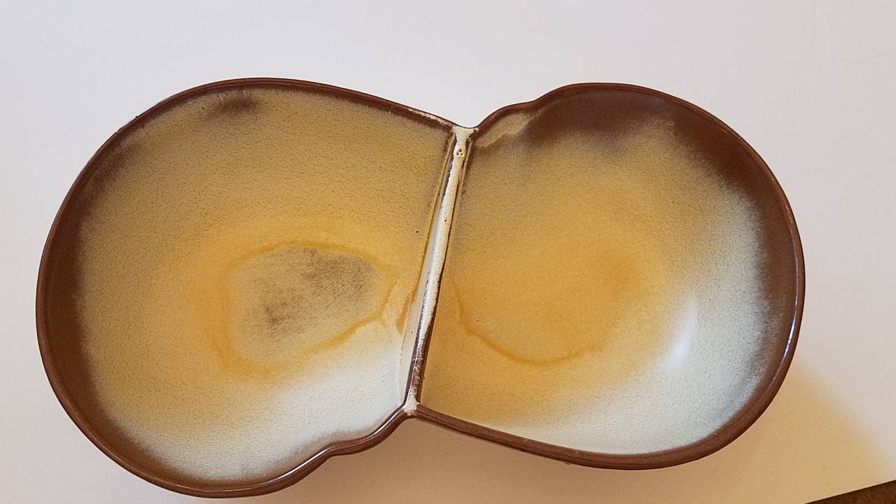 FRANKOMA Plainsman Desert Gold Divided Bowl 4QD - Etsy