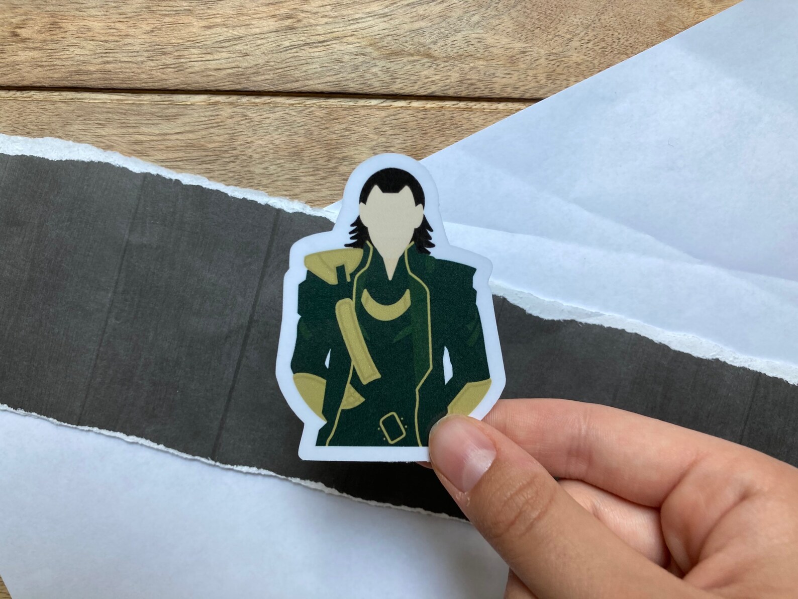 Loki sticker Marvel sticker water resistant sticker single | Etsy
