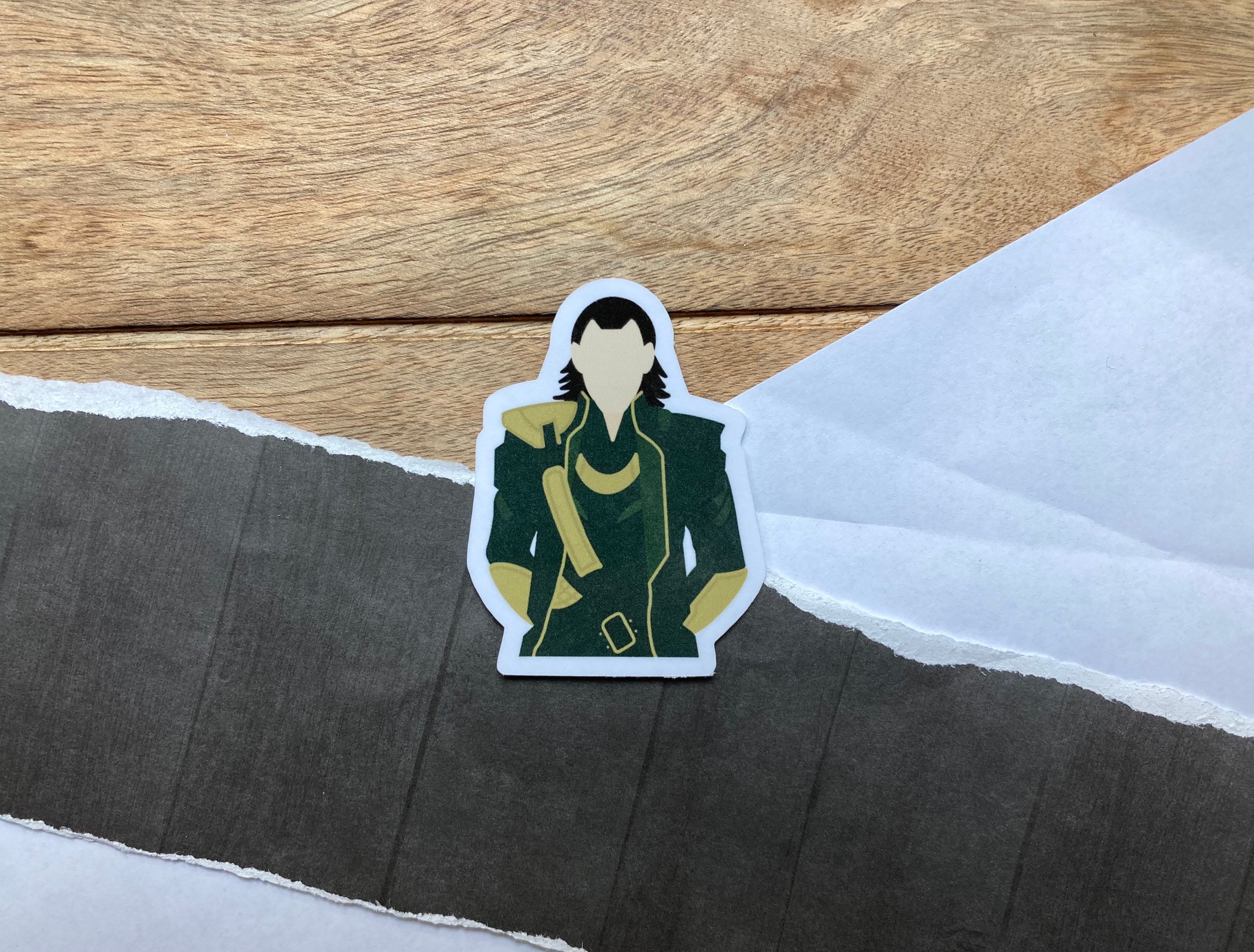Loki sticker Marvel sticker waterproof sticker single | Etsy